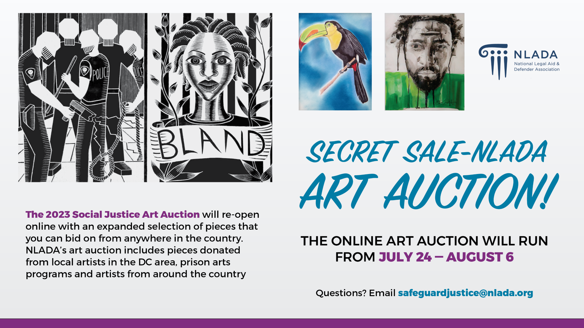NLADA Virtual Art Auction | National Legal Aid & Defender Association
